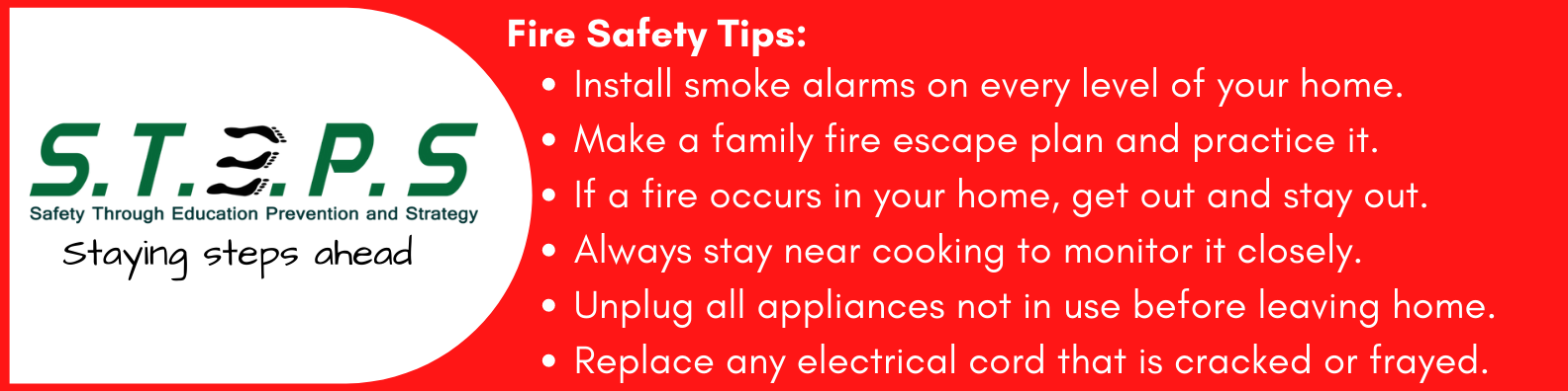 Fire Safety Tips for the Christmas Holidays – safety steps