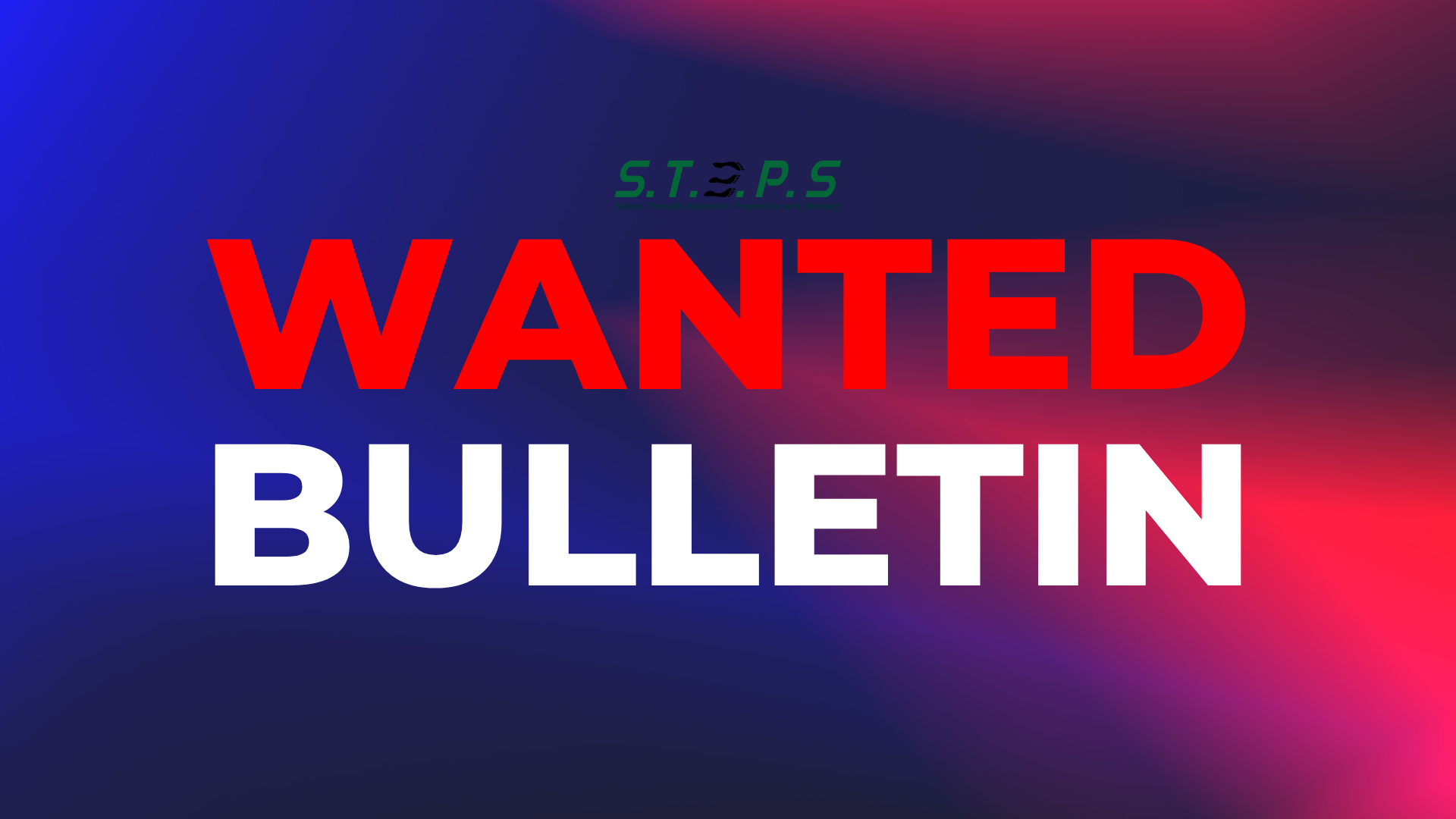 Wanted Bulletin: Jaquan Teague of Fort Road – safety steps