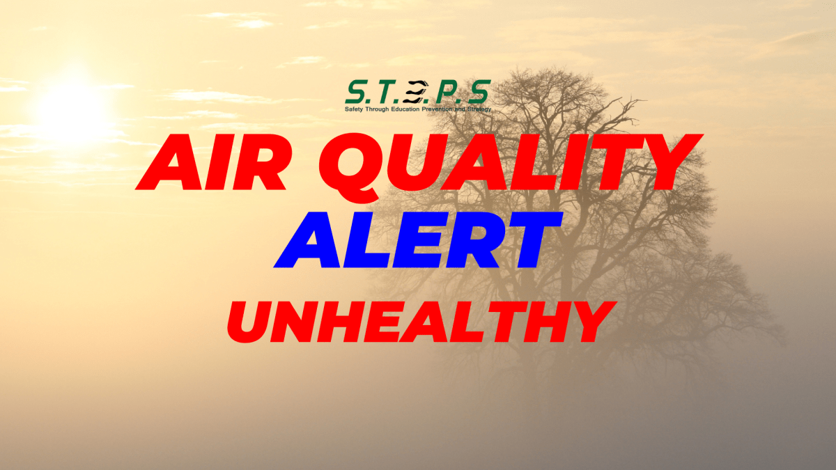 Air Quality Drops To Unhealthy Levels – safety steps